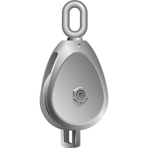 Snatch Block with Hook - Green Pin UK