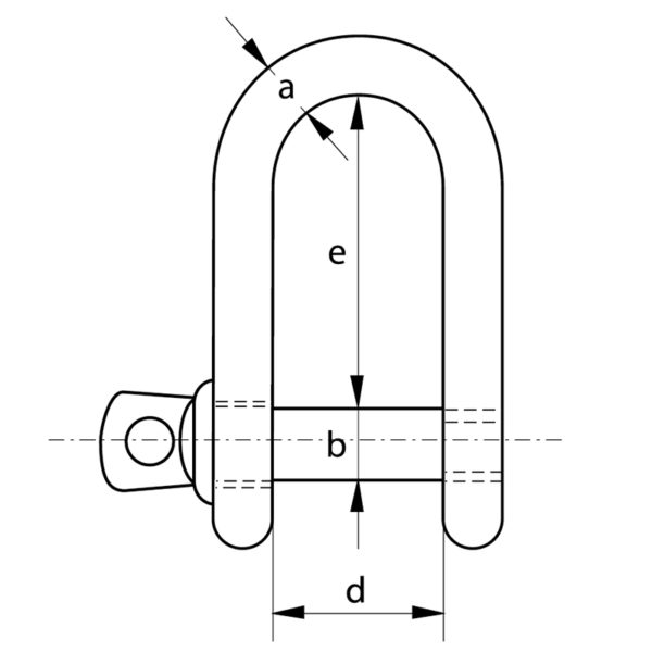 Piling Shackle - Green Pin UK